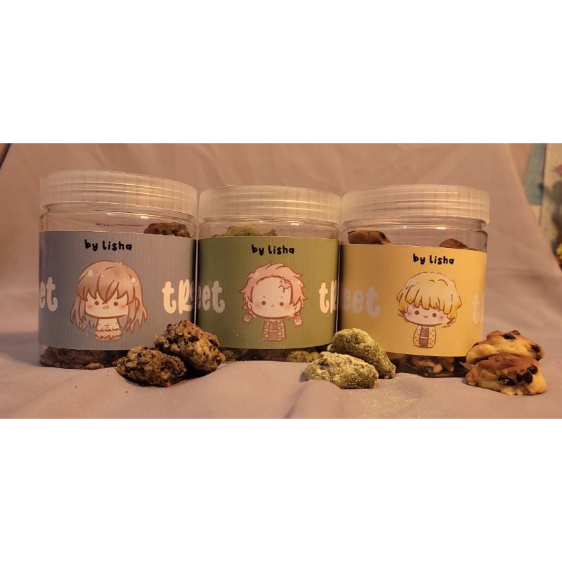 Jual kimetsu no yaiba/demon slayer mini cookies - SWEET TREAT BY LISHA ...