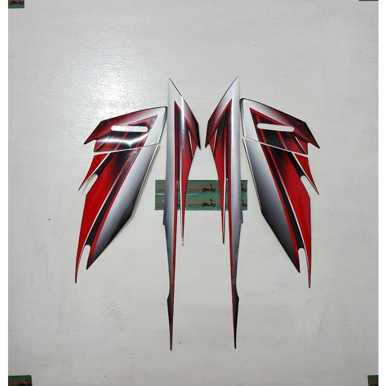 Jual Striping Honda Tiger 2000 Ge3 2005 CW Hitam Merah Original 1000% ...