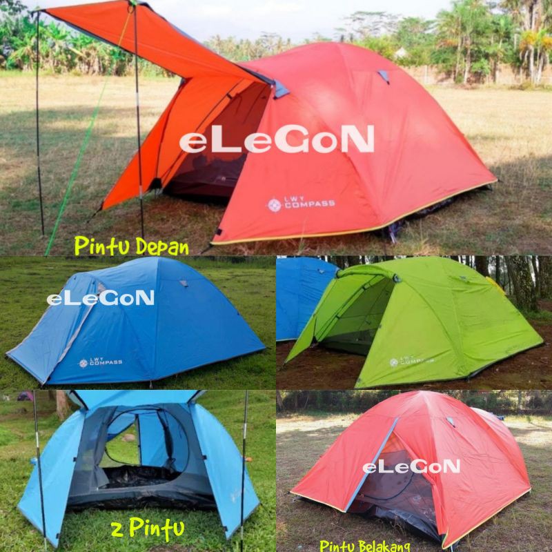 Jual Tenda Lwy Compass 4 Orang Original Tenda Camping Gunung Hiking ...