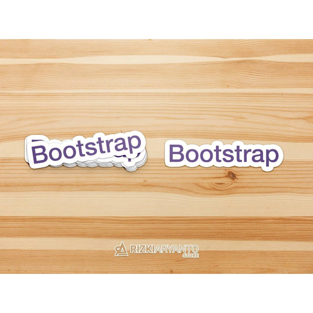 Jual Sticker - Stiker Logo Bootstrap Wordmark untuk PC Laptop HP dll ...
