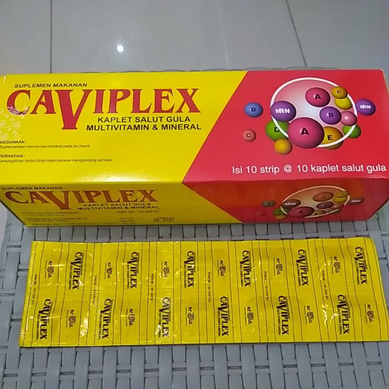 Jual Caviplex per strip isi 10 tab | Shopee Indonesia