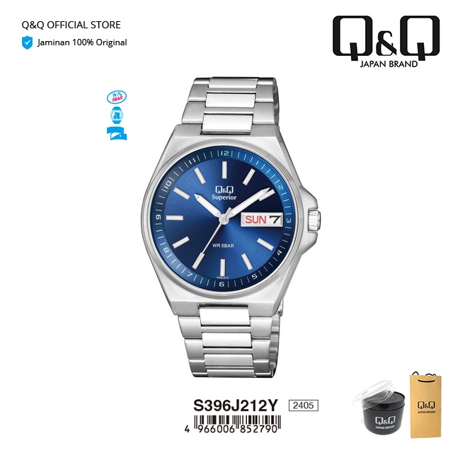 Jual Q&Q QnQ QQ Original Jam Tangan Pria Fashion Analog - S396 S396J ...