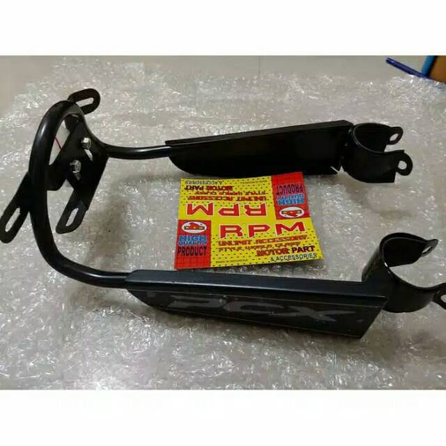 Jual DUDUKAN PLAT PCX DEPAN/BREKET PLAT MOTOR PCX DEPAN PIPA BESI ...