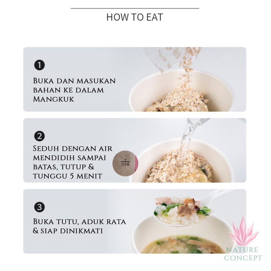 Jual Bubur Instan Freeze Dried Instant Porridge Enak Banget Daging Asli ...