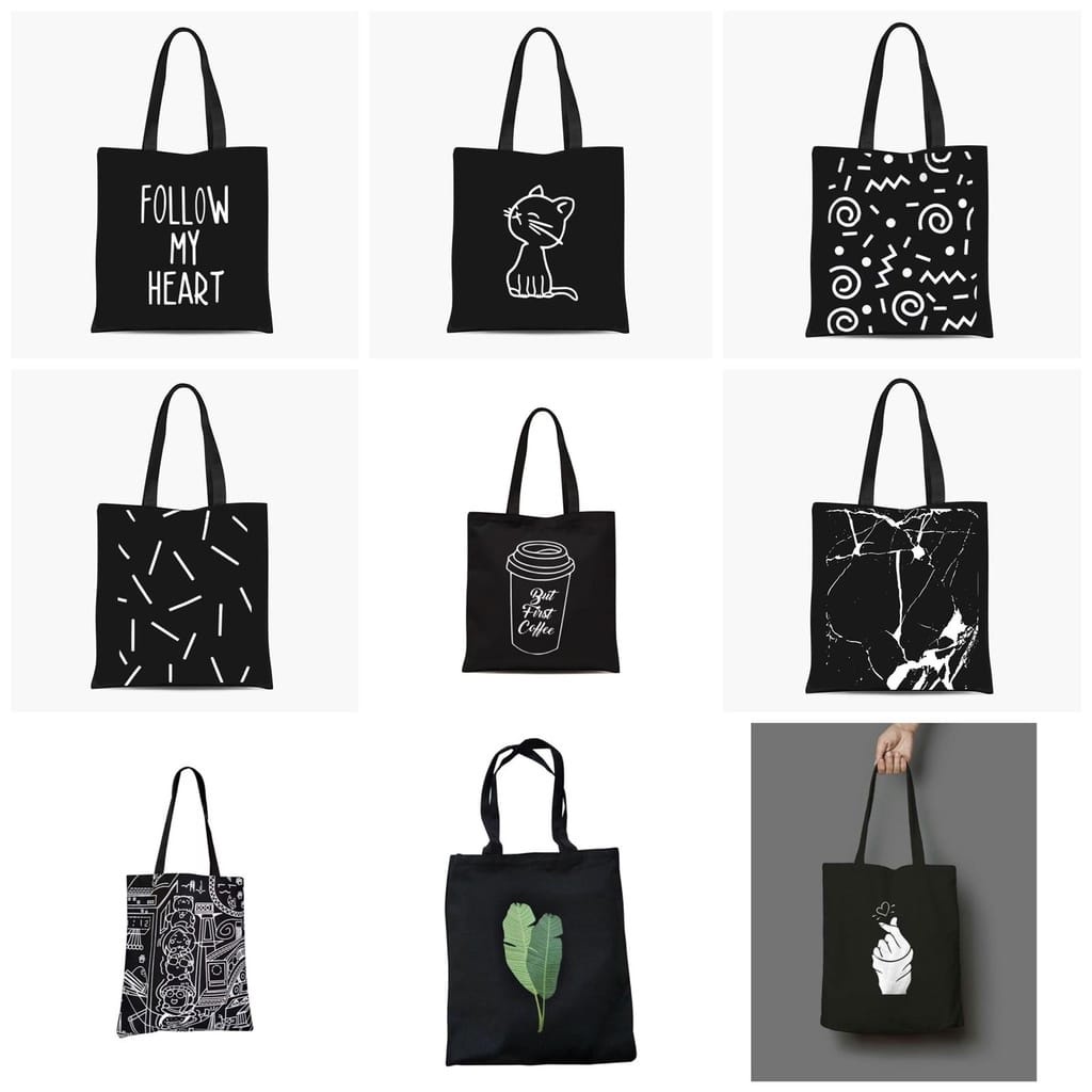 Jual Sanial D1300 ToteBag tote bag custom tas tote wanita kpop murah ...