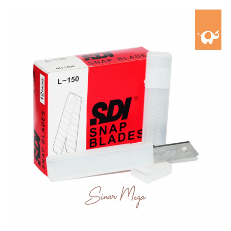 Jual SDI Isi Cutter Besar L-150/ Refiil Pisau Cutter Murah | Shopee ...