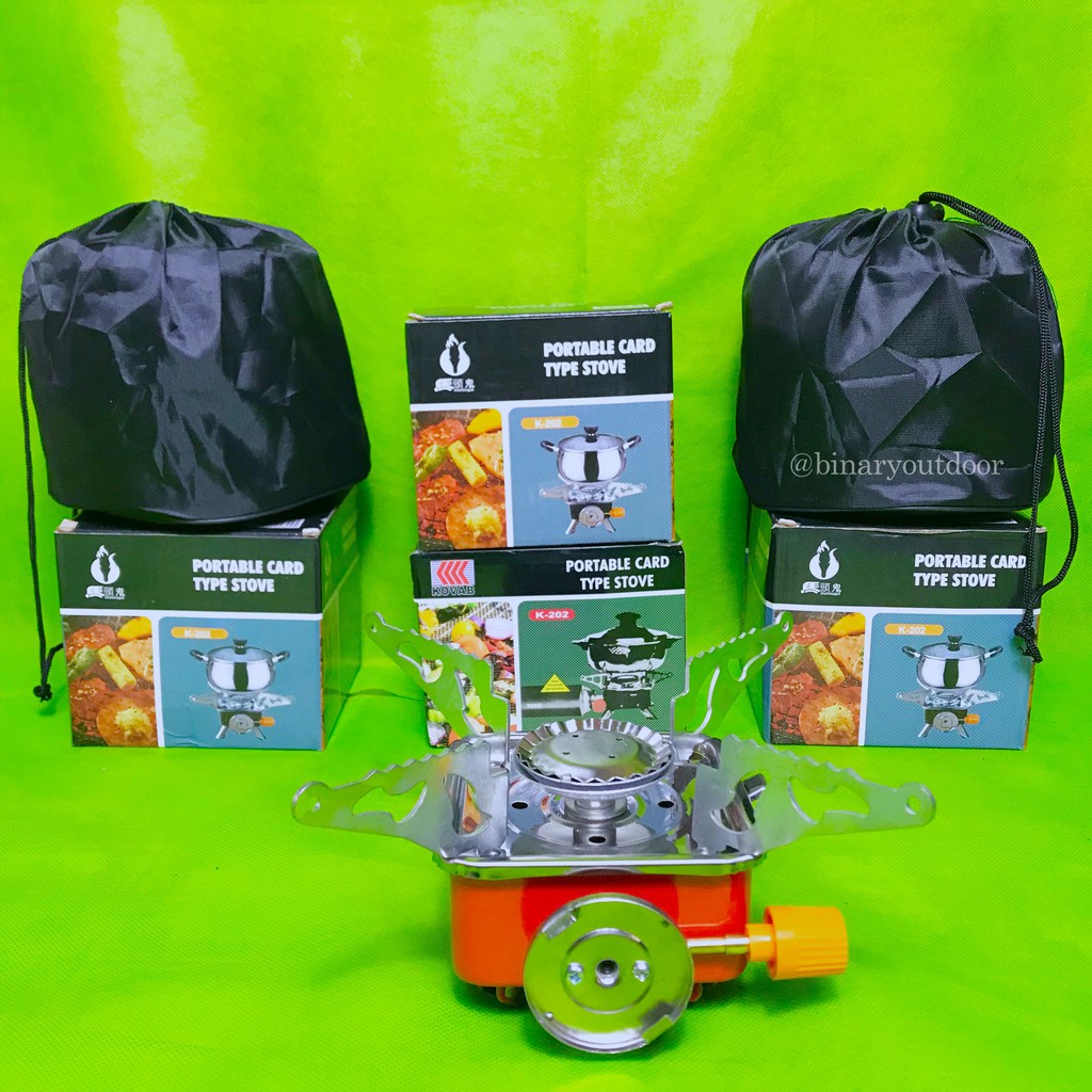 Jual Kompor Camping Kovar Portable Kotak / Kompor Mini Portable ...