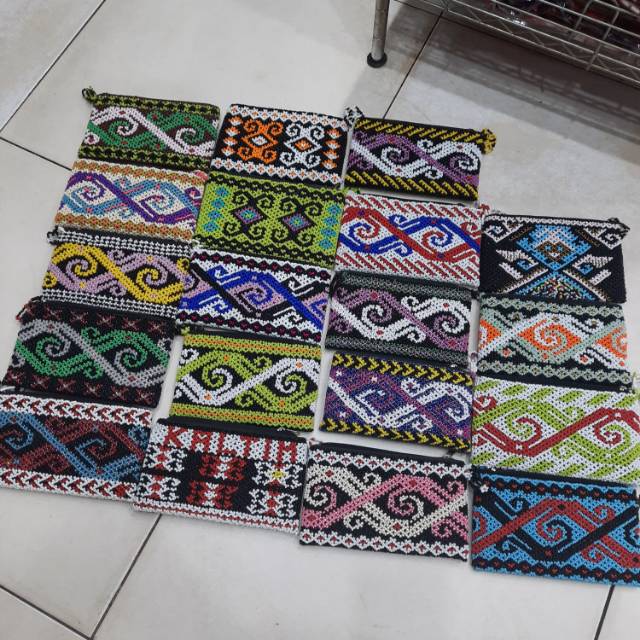 Jual Dompet manik oleh oleh khas kalimantan | Shopee Indonesia