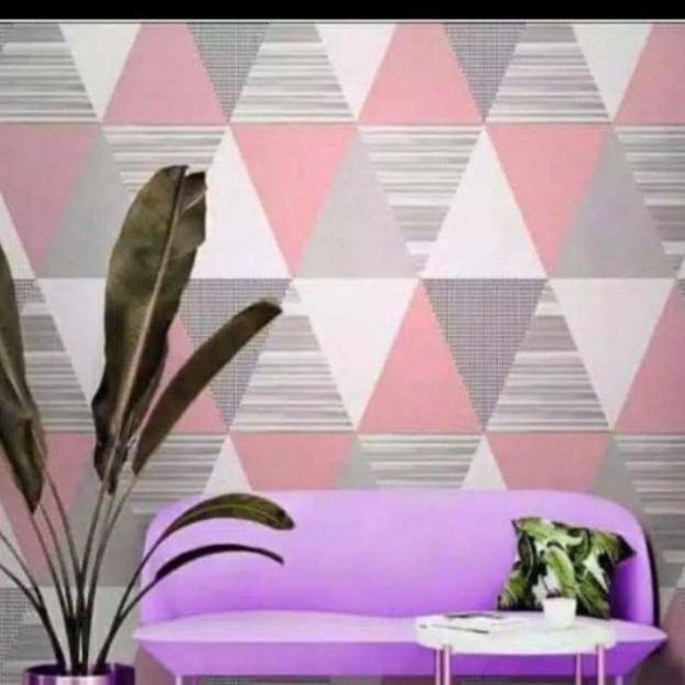 Jual Wallpaper Dinding Wallsticker Walpaper 45 Cm X 10 M Tema Pink ...