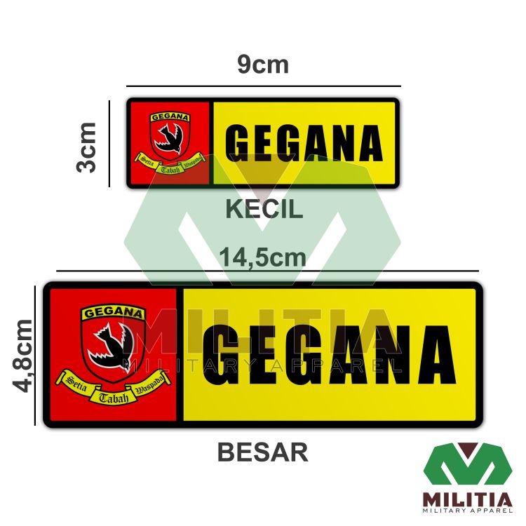 Jual Stiker GEGANA Polisi | Shopee Indonesia