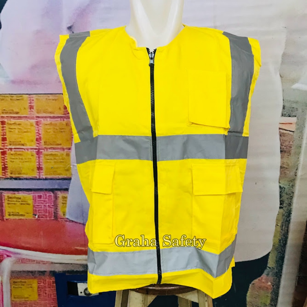 Jual Rompi Safety American Drill Warna Hijau Stabilo - Rompi Safety ...