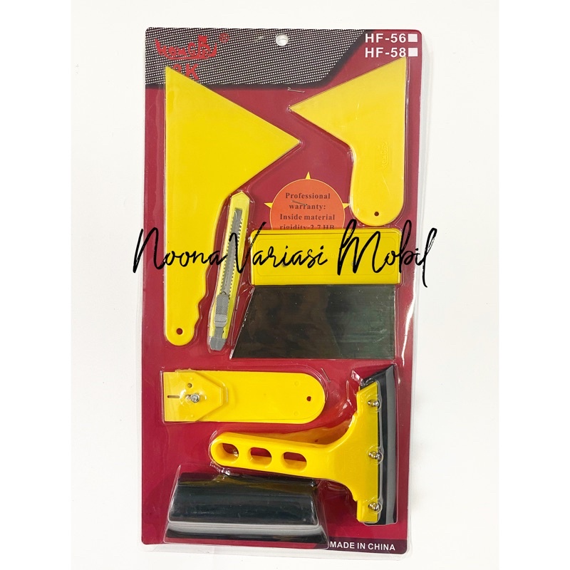 Jual Rakel scrap kaca scrapper 7in1 alat bantu pasang kaca film stiker ...