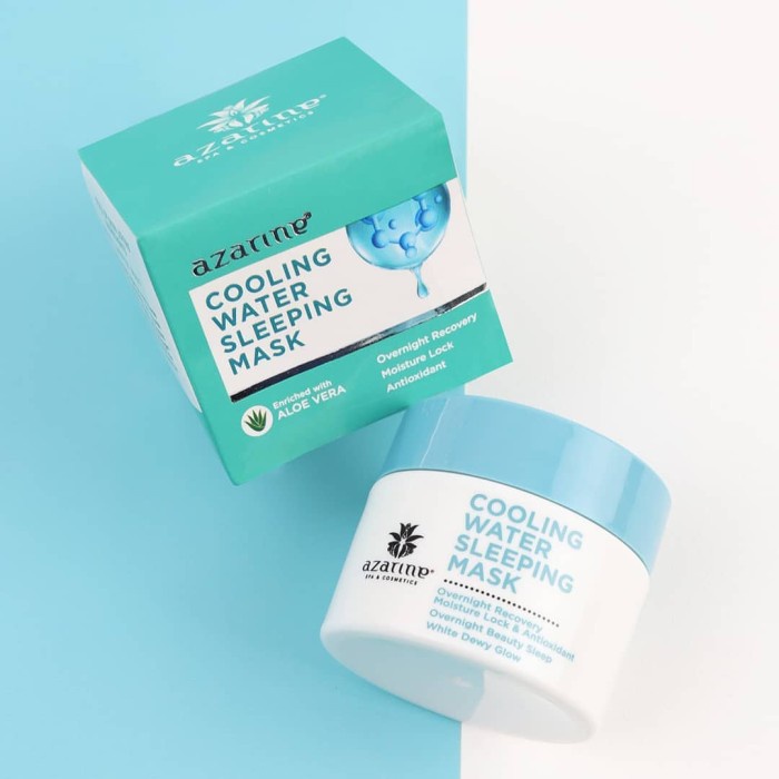 Jual AZARINE Cooling Water Sleeping Mask 25g | Shopee Indonesia