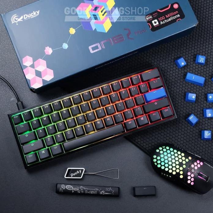Jual DUCKY ONE 2 MINI MECHANICAL KEYBOARD - CHERRY RED | Shopee Indonesia