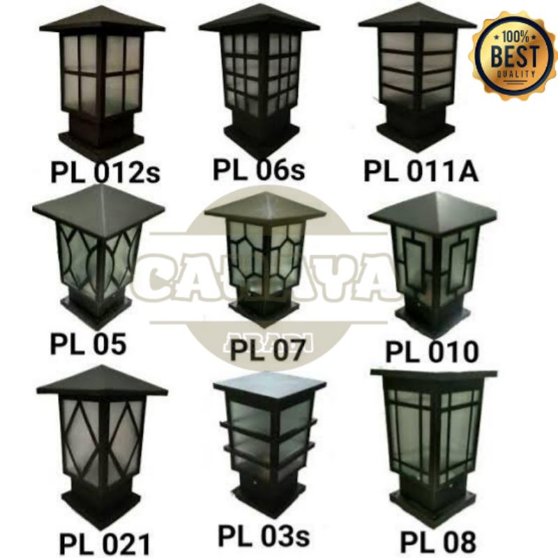 Jual Lampu Pagar Pilar Taman Minimalis Kap Lampu KWALITASTERBAIK ...