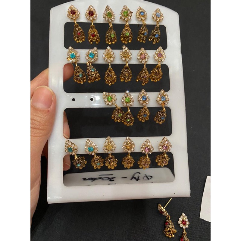 Jual /Anting India Murah/Anting Tusuk /Dubai Lapis Emas Cantik Anti ...