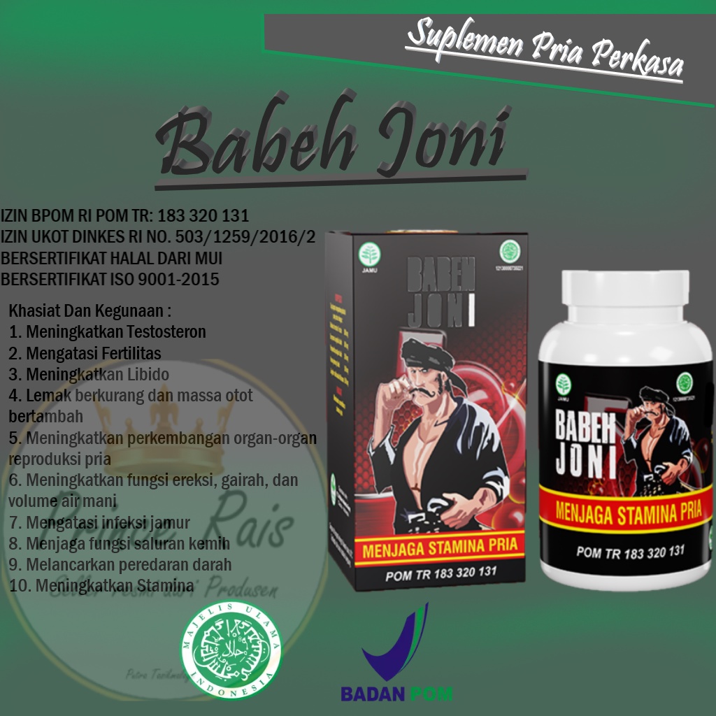 Jual OBAT KUAT Babeh Joni Obat Ejakulasi Dini Lemah syahwat Mani Encer ...
