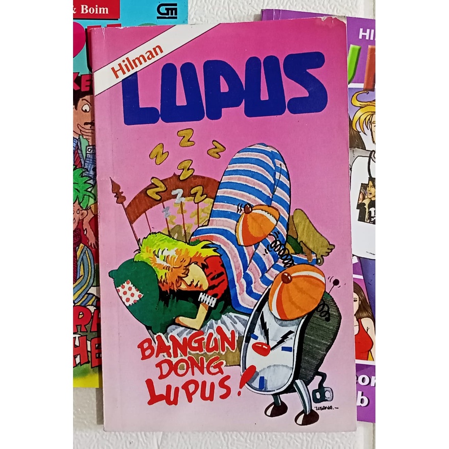 Jual Novel Karya Hilman & Boim : LUPUS, LULU & OLGA(Ori, Bekas ...