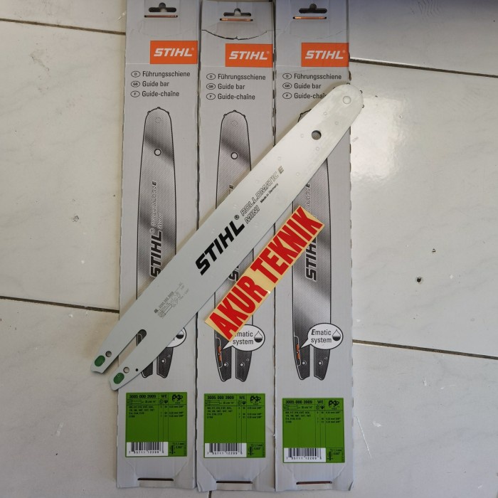 Jual guide bar STIHL MS 170 14 inch 1.1 STIHL ASLI ORIGINAL | Shopee Indonesia