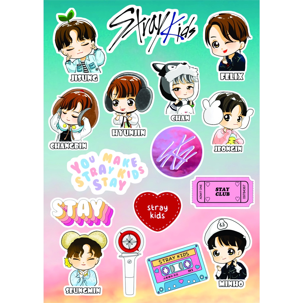 Jual STICKER DECO STRAYKIDS SKZOO READY STOCK | Shopee Indonesia
