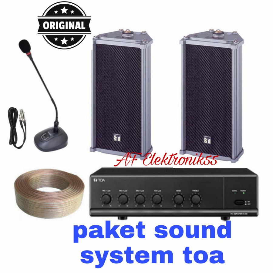 Jual Paket Sound System Toa Indoor Speaker Colum | Shopee Indonesia