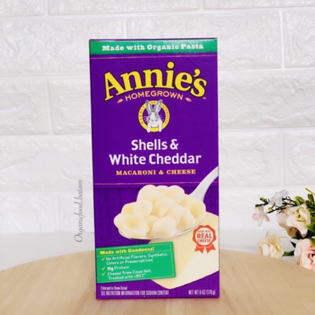 Jual Annies Shell & White Cheddar Macaroni Cheese / Pasta Annies 170g | Shopee Indonesia