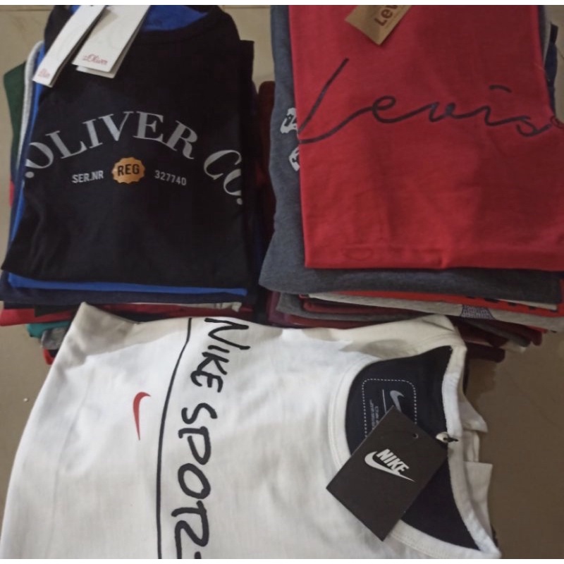 Jual KAOS LD 106-115 cm BUILT UP new with tag kaos branded sisa pabrik ...