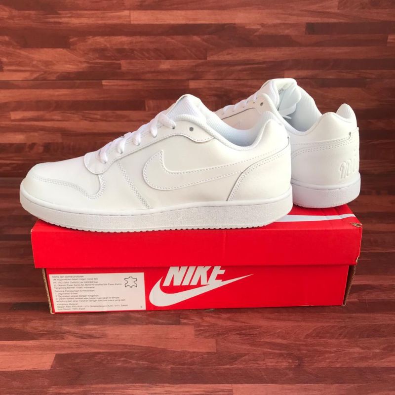 Jual Nike Ebernon Low All White ORIGINAL BNIB RESMI | Shopee Indonesia
