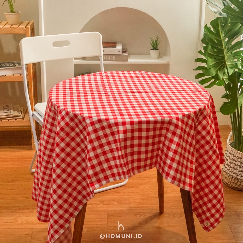 Jual Taplak Meja Motif Gingham Checker Board Kotak-Kotak/Table Runner ...