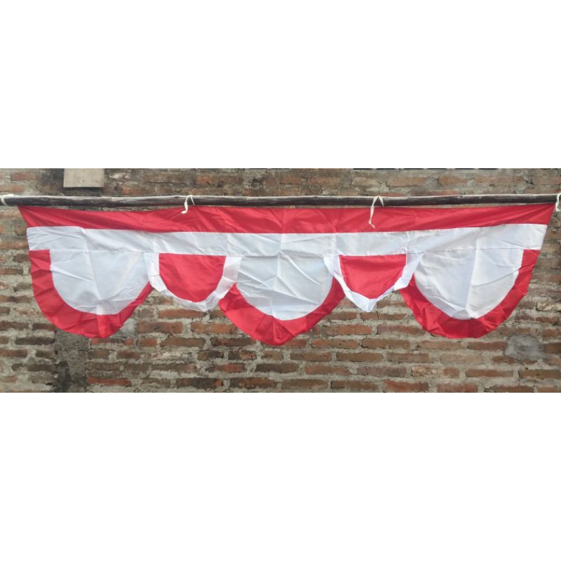 Jual resplang merah putih. umbul-umbul gelombang | Shopee Indonesia