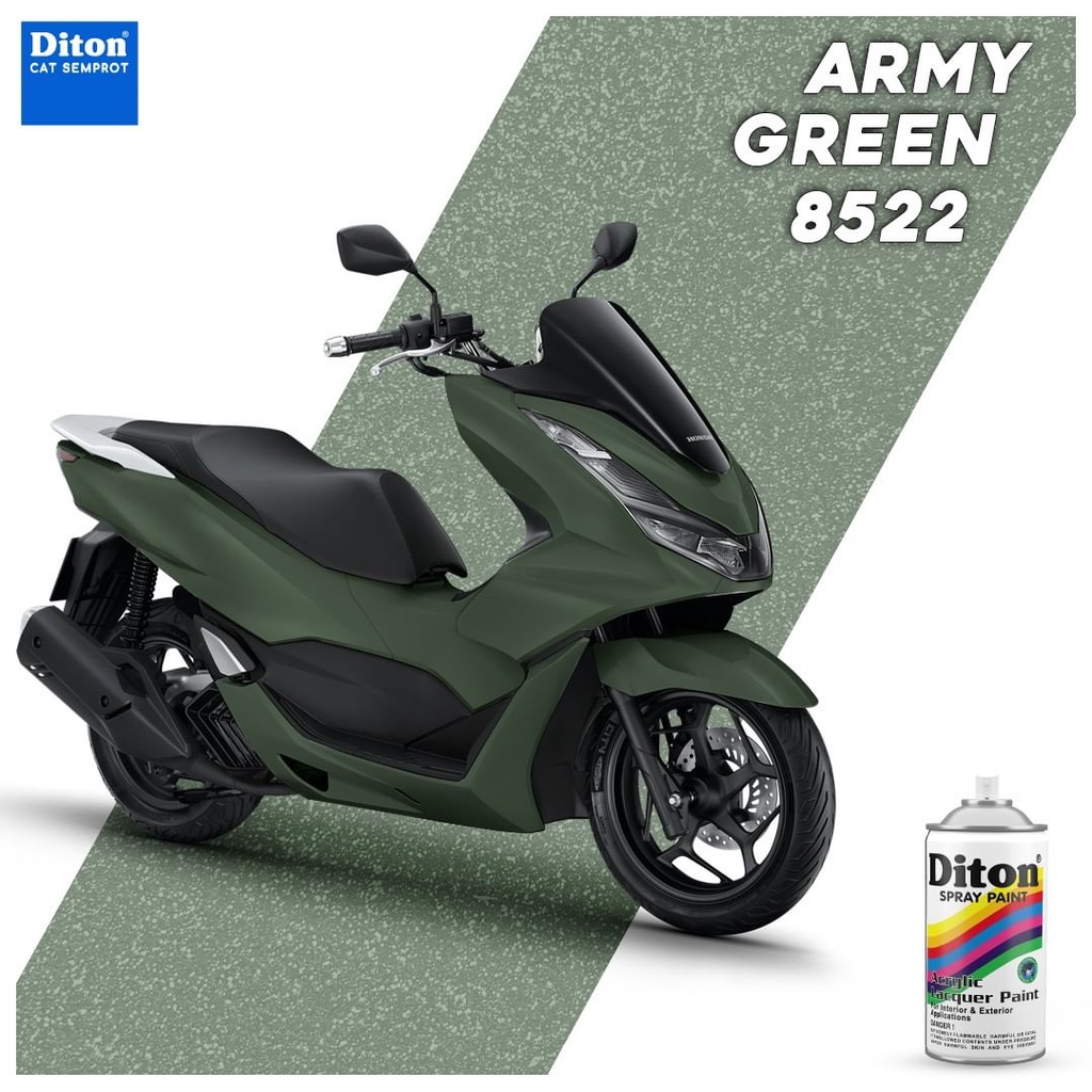 Jual Cat Semprot Diton - Army Green 8522 | Shopee Indonesia