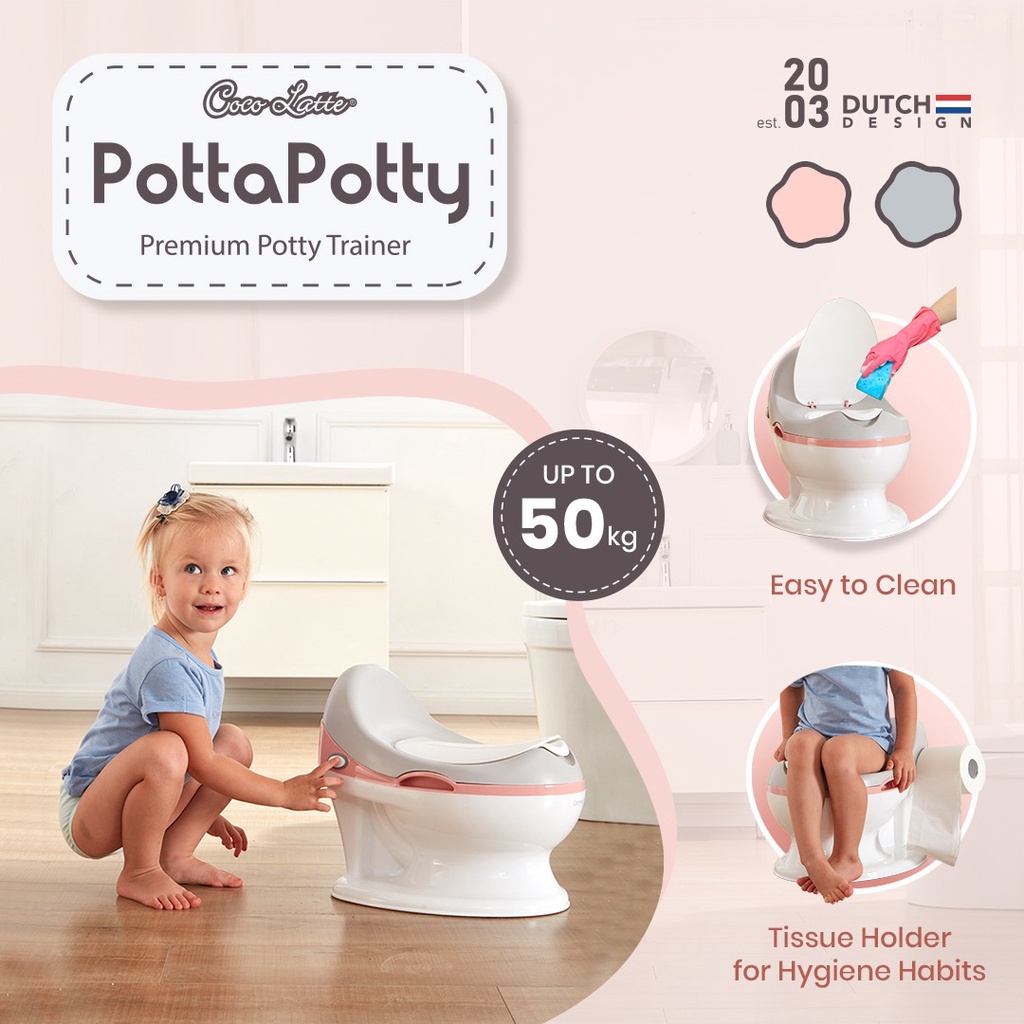 Jual Cocolatte CL BP 09028 Potta Potty Premium Potty Trainer / Pispot ...