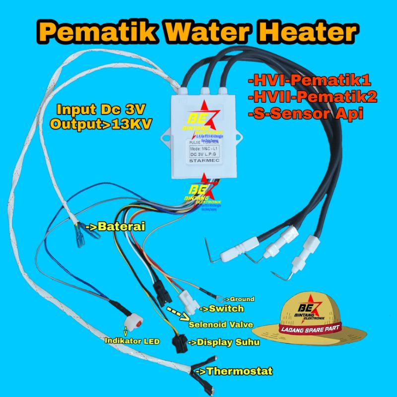Jual Modul water Heater Gas Pematik Water Heater Modul Pemanas Air Gas ...