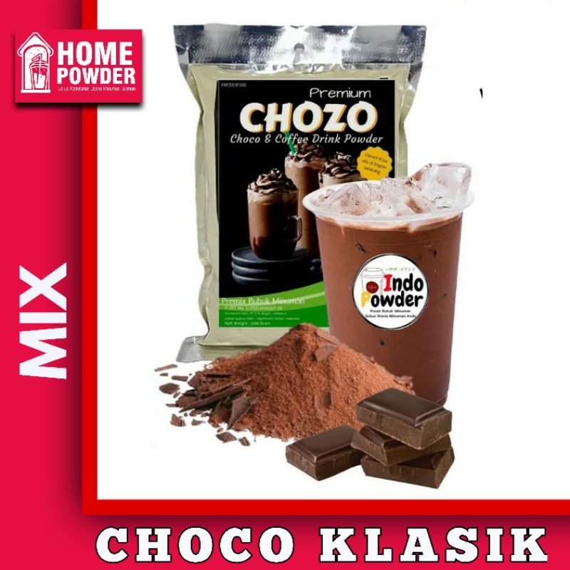 Jual Bubuk Minuman Choco Klasik 1kg bubuk Nyoklat Franchise Minuman ...