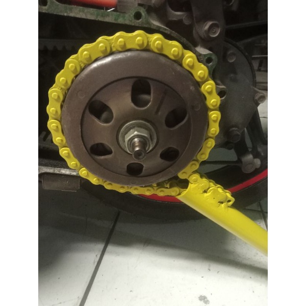 Jual traker cvt universal semua motor matic bahan rantai+pipa besi ...