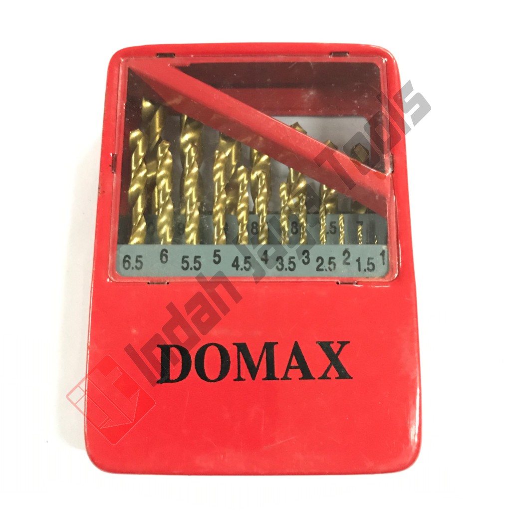 Jual DOMAX TAIWAN Mata Bor Besi Set 19 Pcs 1- 10 mm | Shopee Indonesia