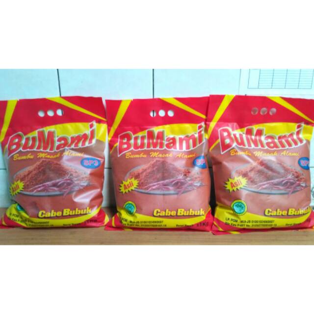 Jual Cabe Bubuk Halus 1 Kg Bumami Food Sp3 Saudagar Cabe Cabe Bubuk Kiloan Cabe Giling 1