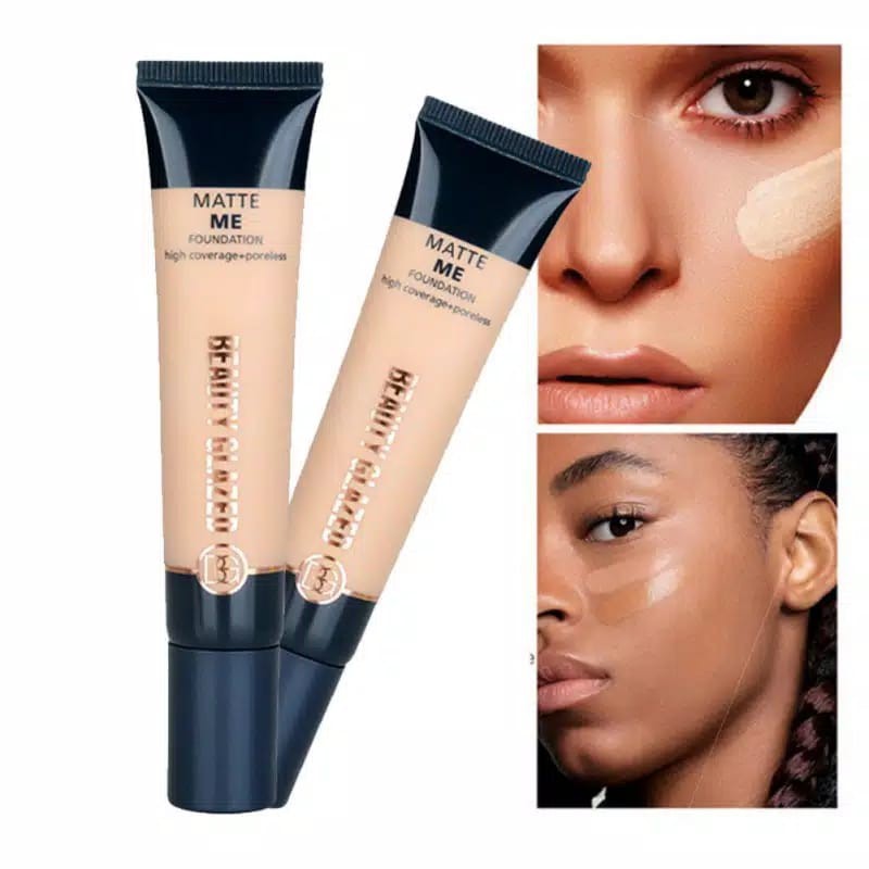 Jual Beauty Glazed Foundation Matte Me | Alas Bedak Beauty Glazed | ZXY ...
