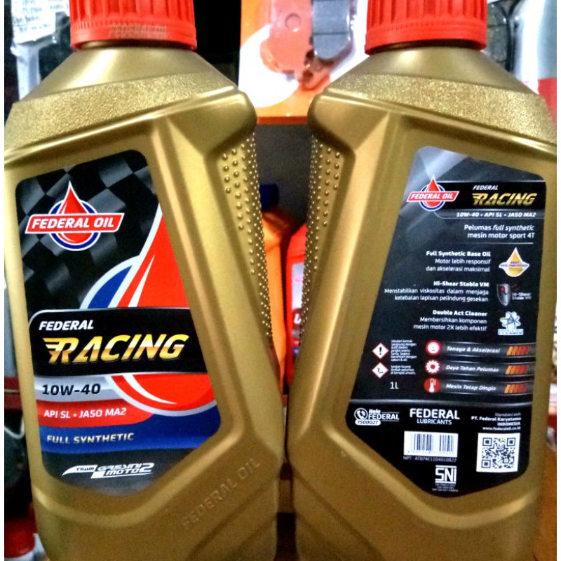 Jual FEDERAL OIL OLI Ultratec Manual Bebek - Matic Metik - Racing Sport ...
