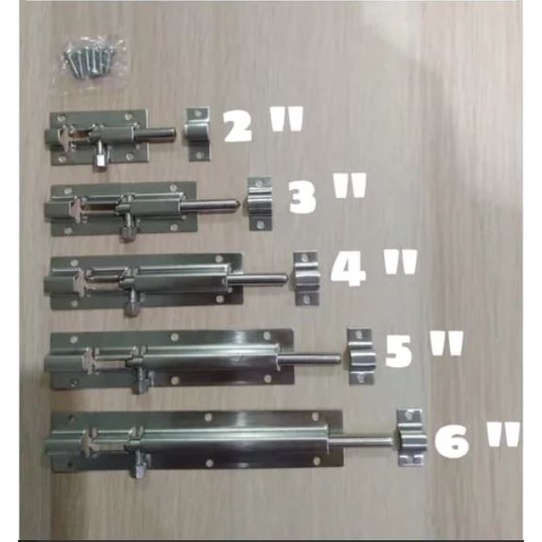 Jual Selot Kunci Stainless Steel / Grendel Stainless Steel / Slot Pintu ...