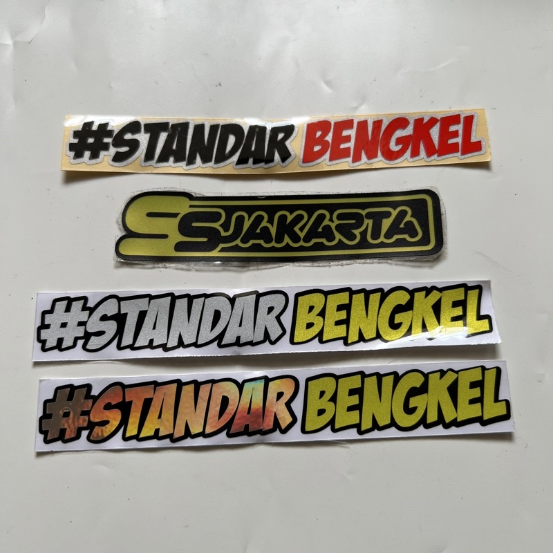 Jual STIKER STICKER STANDAR BENGKEL CUTTING | Shopee Indonesia