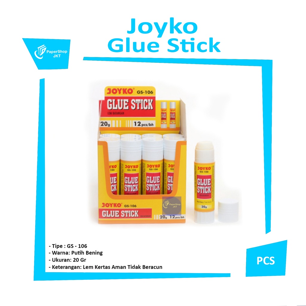 Jual JOYKO - Glue Stick - Lem Batang GS-106 20gr - Pcs | Shopee Indonesia