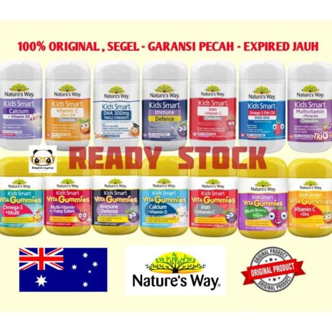 Jual STARS NATURE S WAY KIDS SMART VITAMIN C MULTIVITAMIN IMMUNE ...