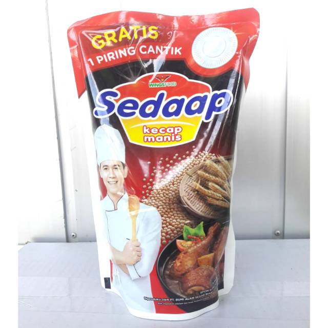 Jual KECAP SEDAP JUMBO REFIL 550 ML free piring | Shopee Indonesia