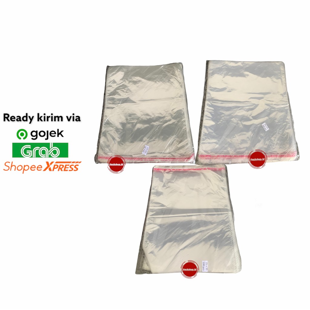Jual PLASTIK OPP / PLASTIK BUNGKUS BAJU / PLASTIK BENING BAJU / PACKING ...