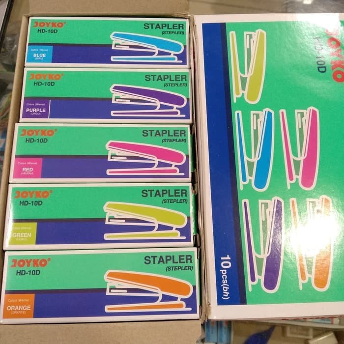 Jual Staples JOYKO HD-10D FULL PLASTIK/Stapler Plastik JOYKO HD10D/Hecter/Hekter/Jepretan ...