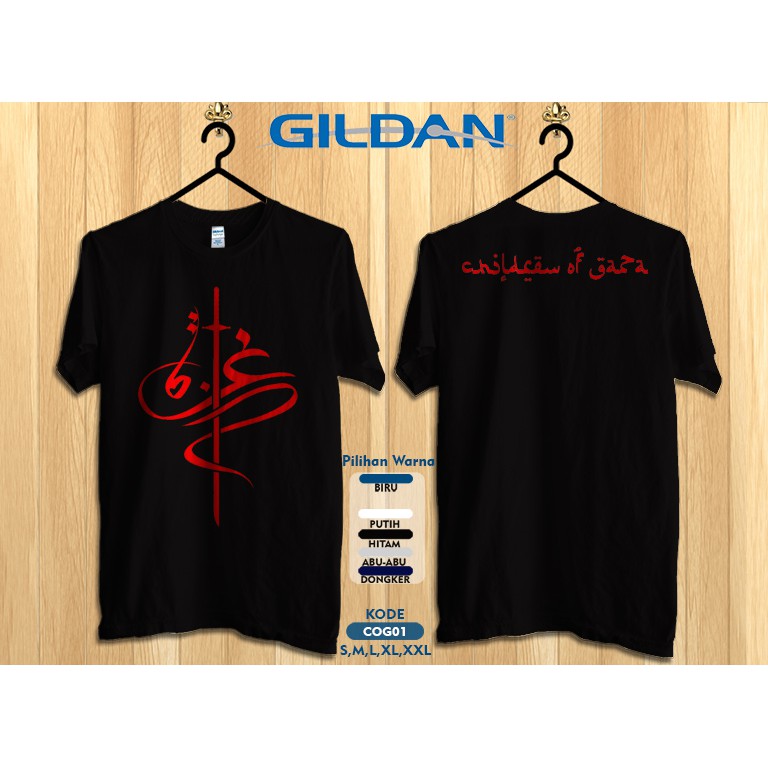 Jual Kaos children of gaza band original gildan softstyle a | Shopee ...