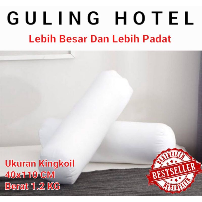 Jual Guling Hotel Jumbo Ukuran Kingkoil 40x110 CM Isi Dacron Silikon ...