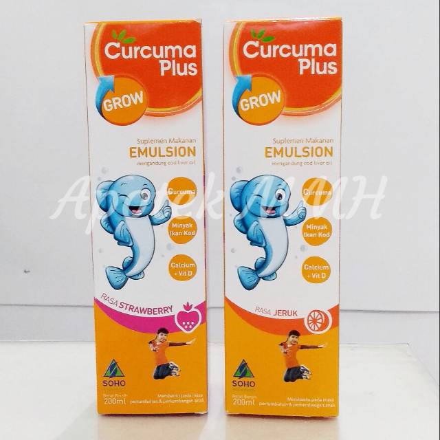 Jual Curcuma Plus Grow Emulsion 200 ml | Shopee Indonesia