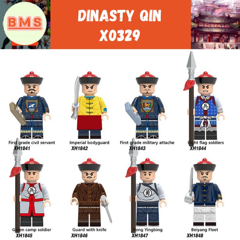 Jual mainan figure tentara dinasti Qin Chu Han kerajaan cina emperor ...